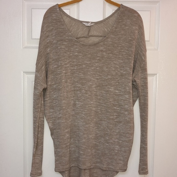 Tops | Heathered Tan Tunic Top | Poshmark